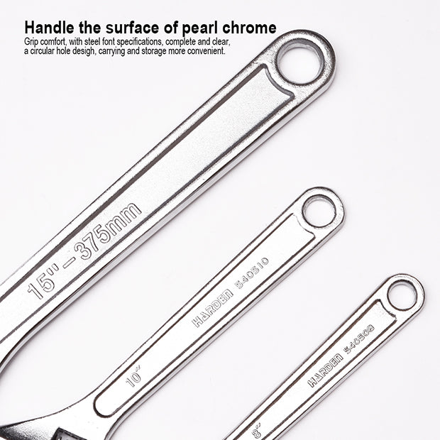10" (250mm) Adjustable Wrench