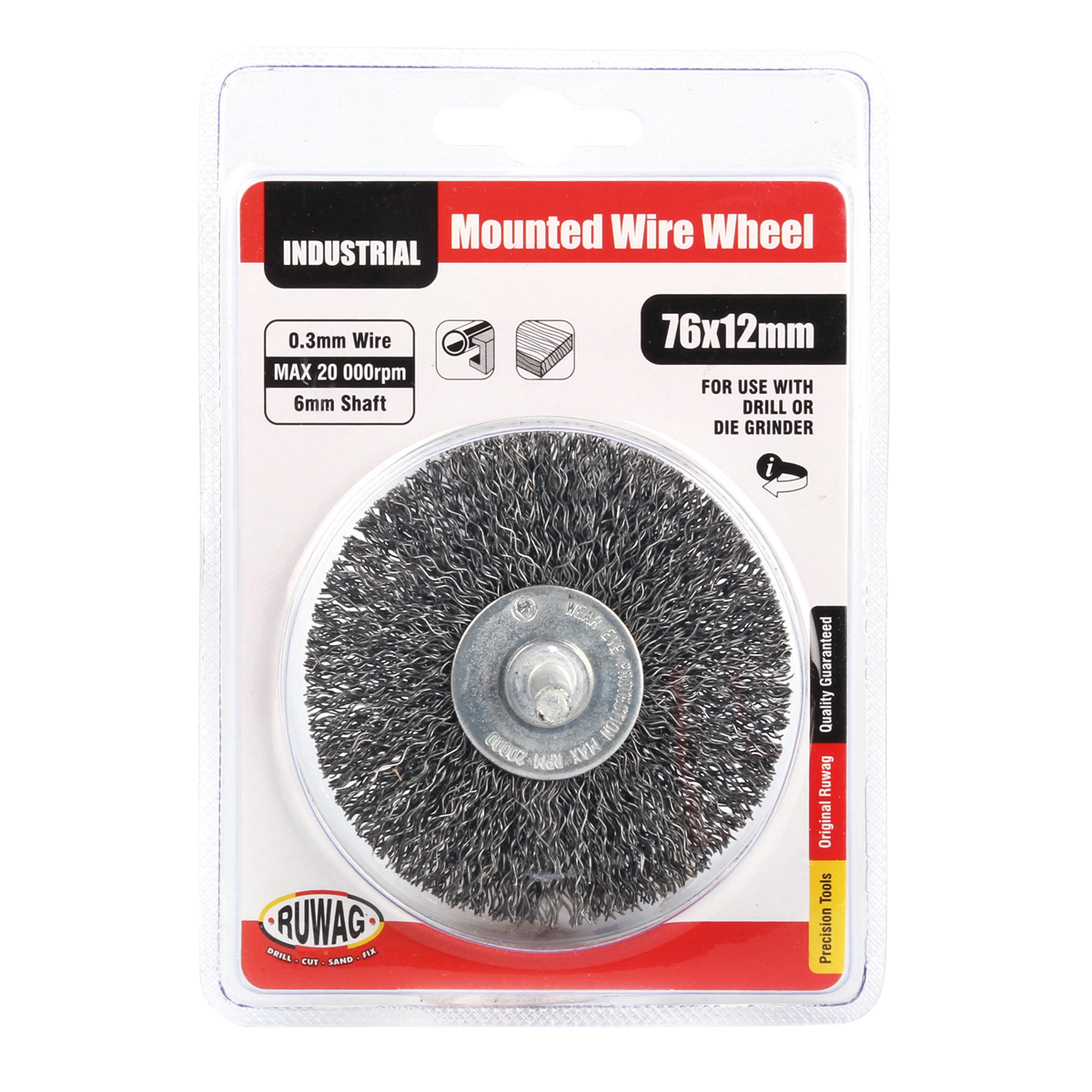 Mounted Wire Wheel