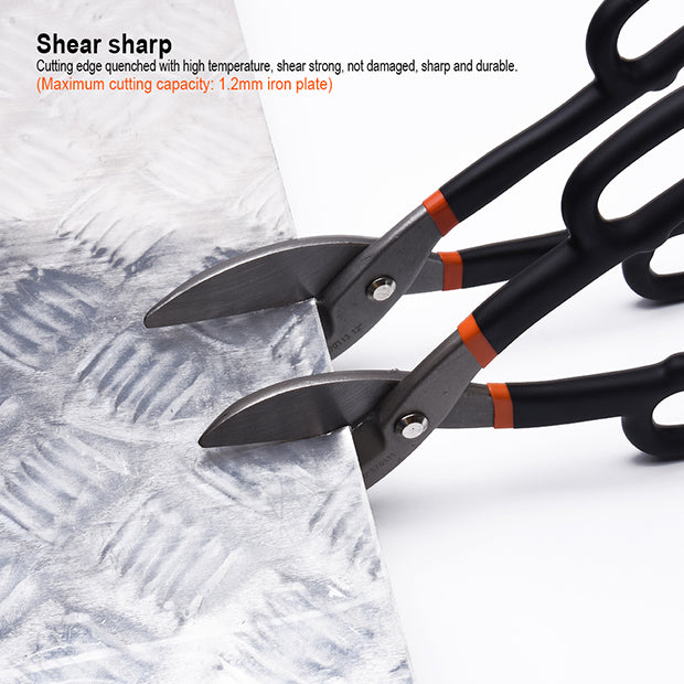 10" Tin Snips Scissor Type